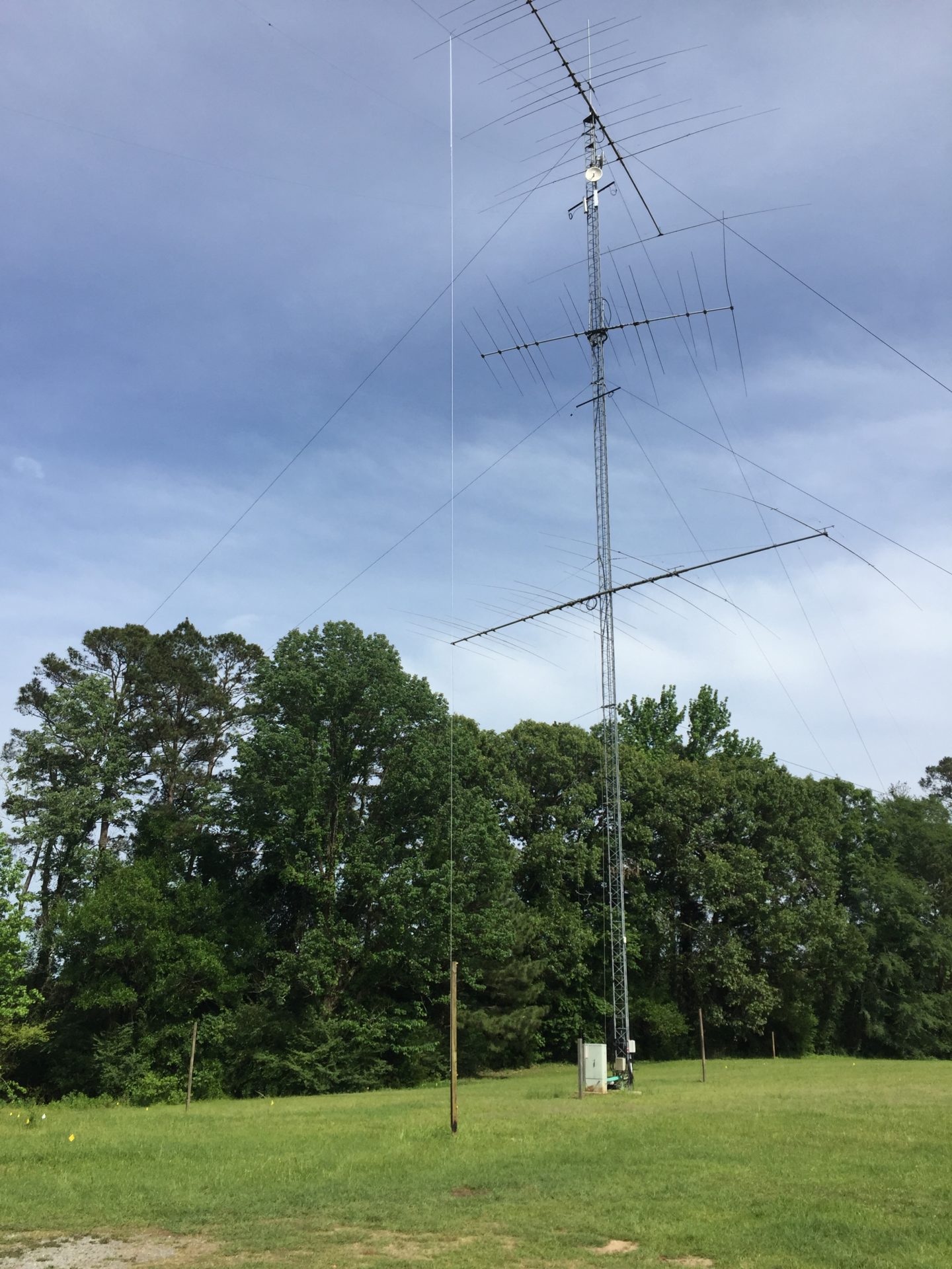Building 80-meter 4-square around Tower #1 – Amateur Radio Station W5WZ